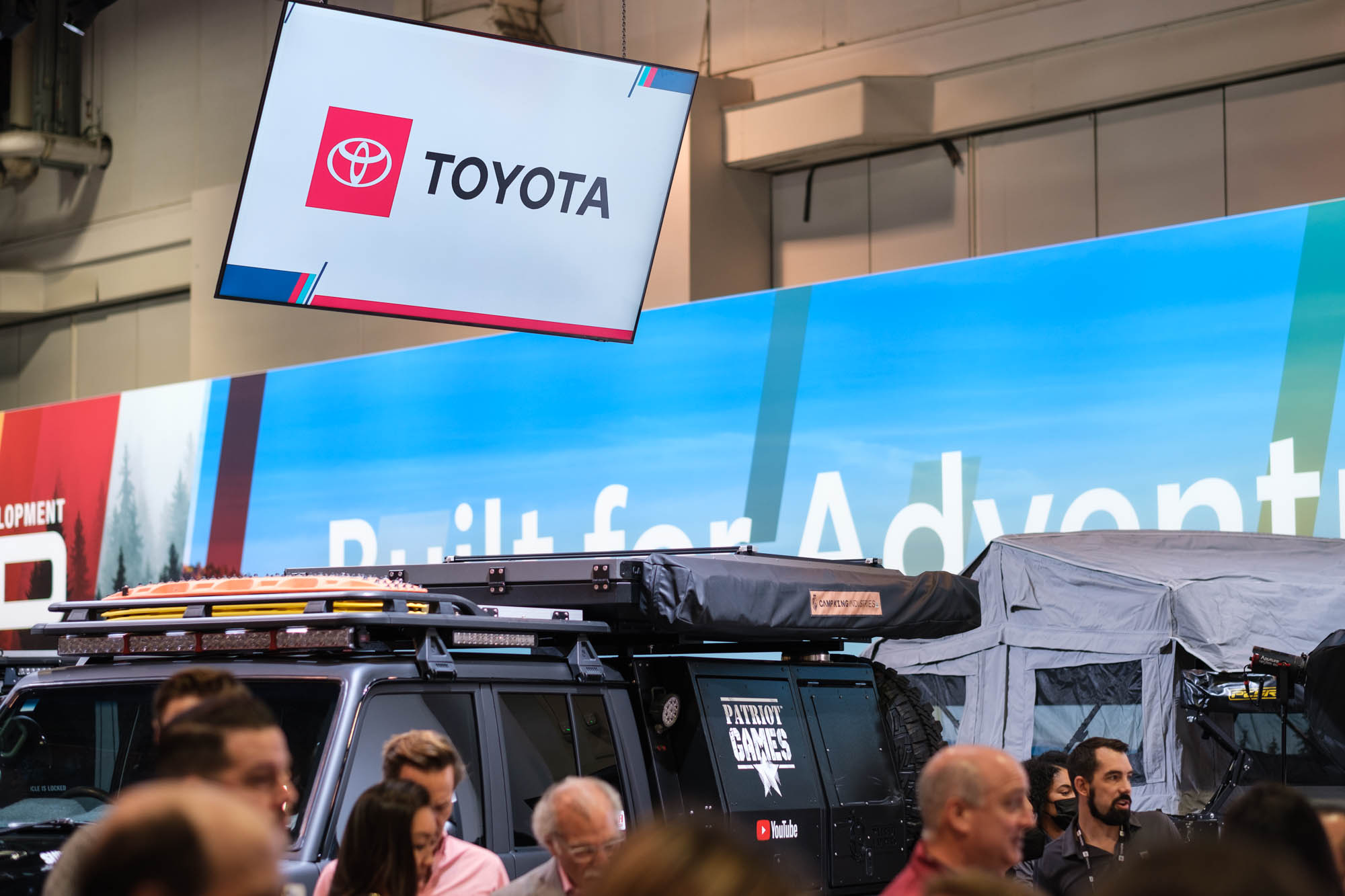 Patriot Games features Camp King Rooftop Tent at SEMA 2022