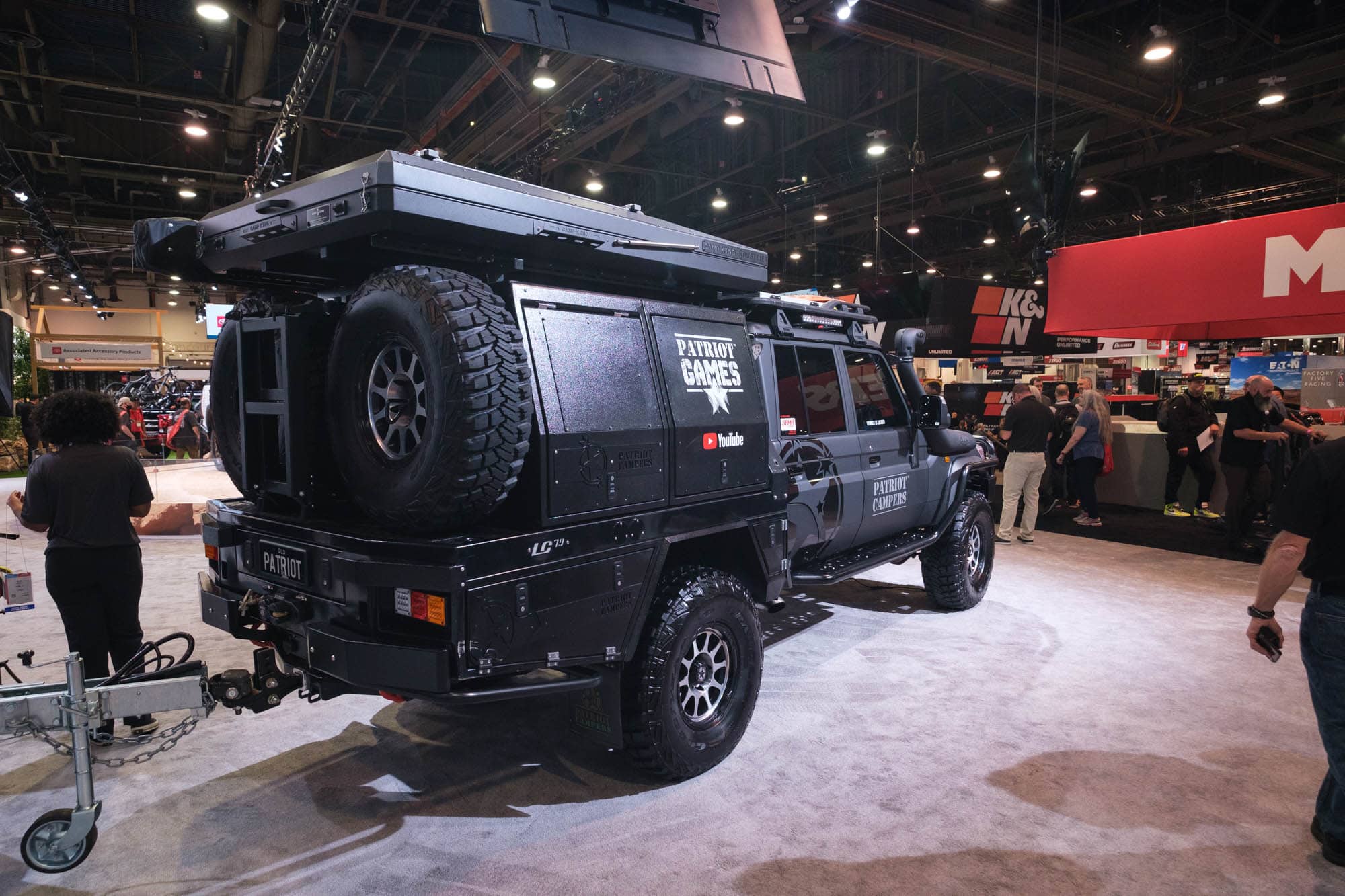 Patriot Games features Camp King Rooftop Tent at SEMA 2022